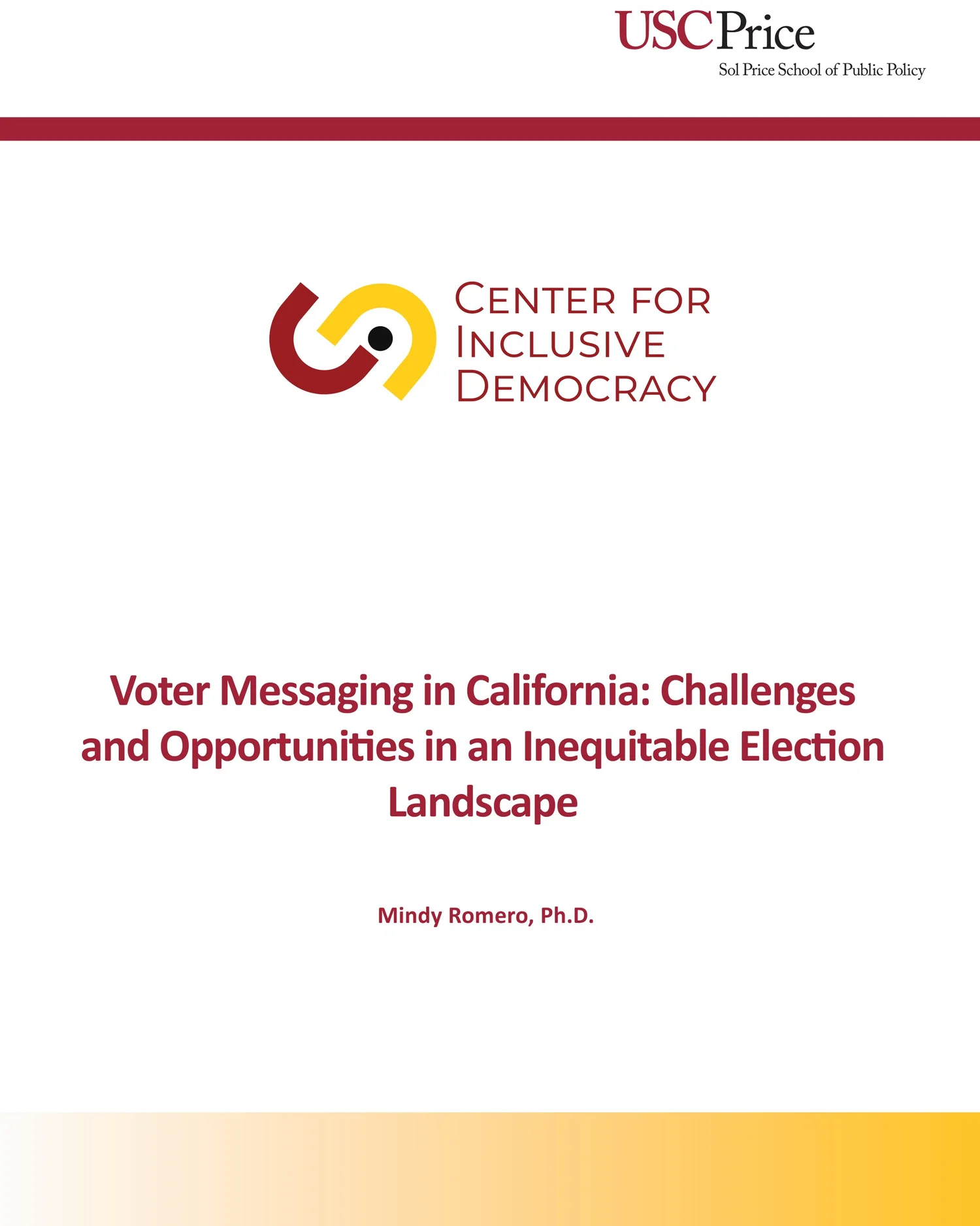 CID Election Turnout Research — Center for Inclusive Democracy