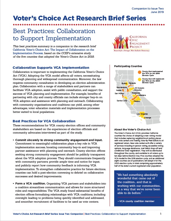 5-County VCA Study Resource Center — Center for Inclusive Democracy