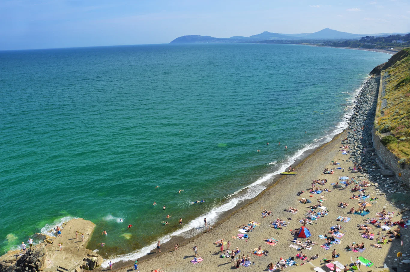 Dun Laoghaire, Dalkey and Killiney - "Subtropical" coast of Ireland ...