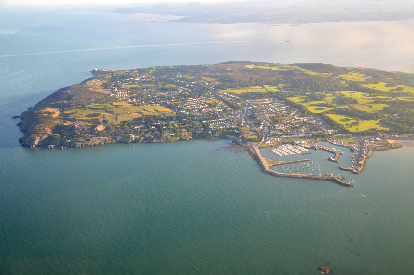 Howth - The Harbour, Peninsula and Cliffs, county Dublin, Ireland ...