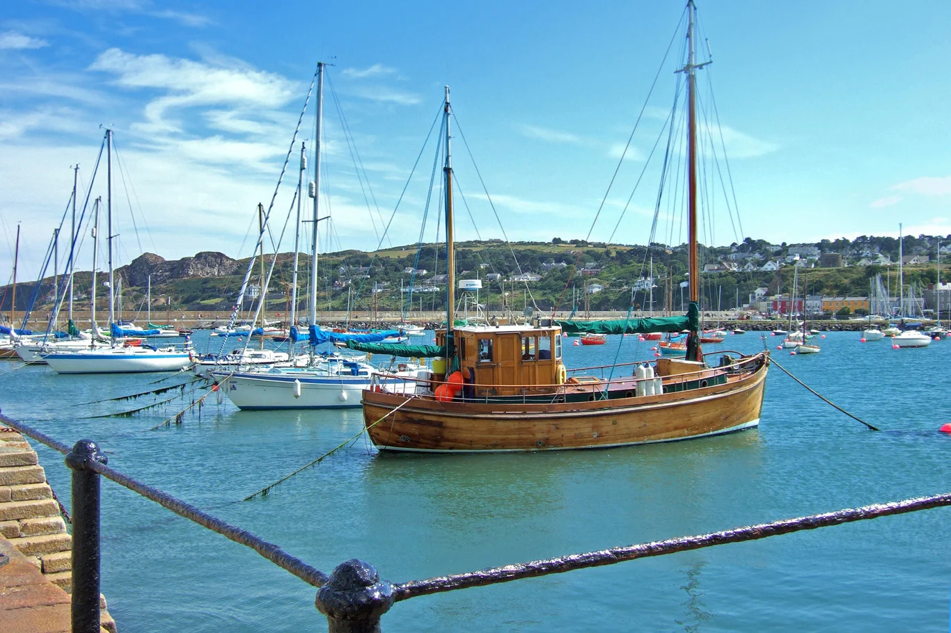 Howth - The Harbour, Peninsula and Cliffs, county Dublin, Ireland ...