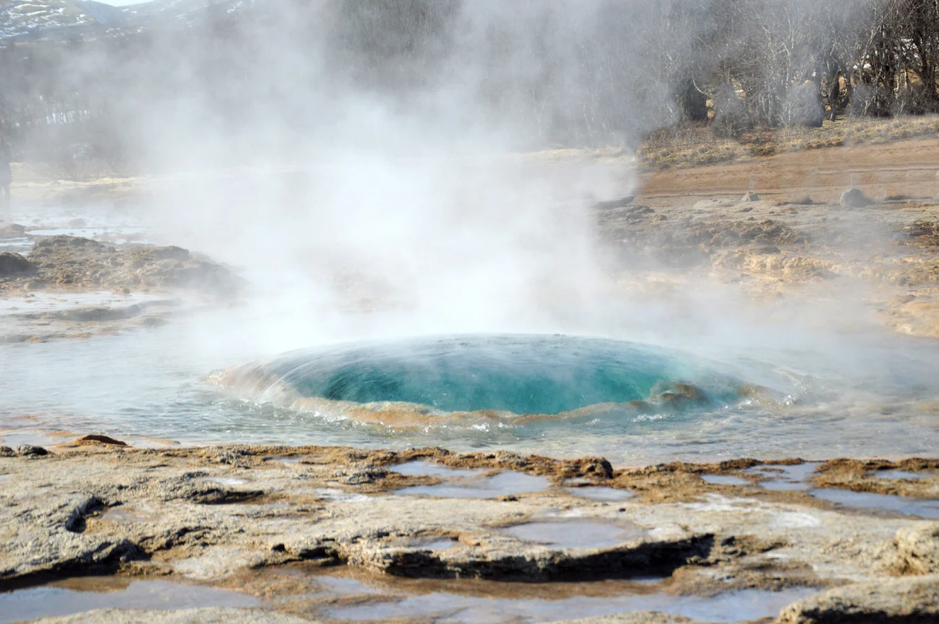 Geysir Geothermal Area, Haukadalur Valley, The Golden Circle, Iceland ...