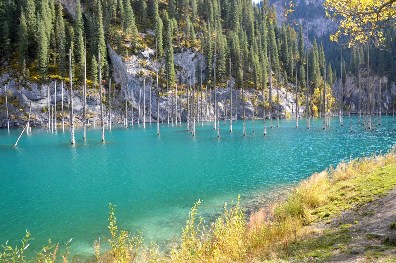 Lake Kaindy, Kazakhstan - One Of The Most Unique Lakes In The World ...