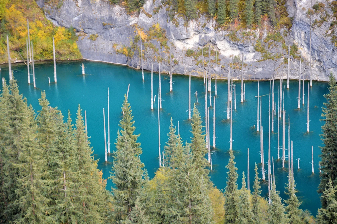 Lake Kaindy, Kazakhstan - One Of The Most Unique Lakes In The World ...