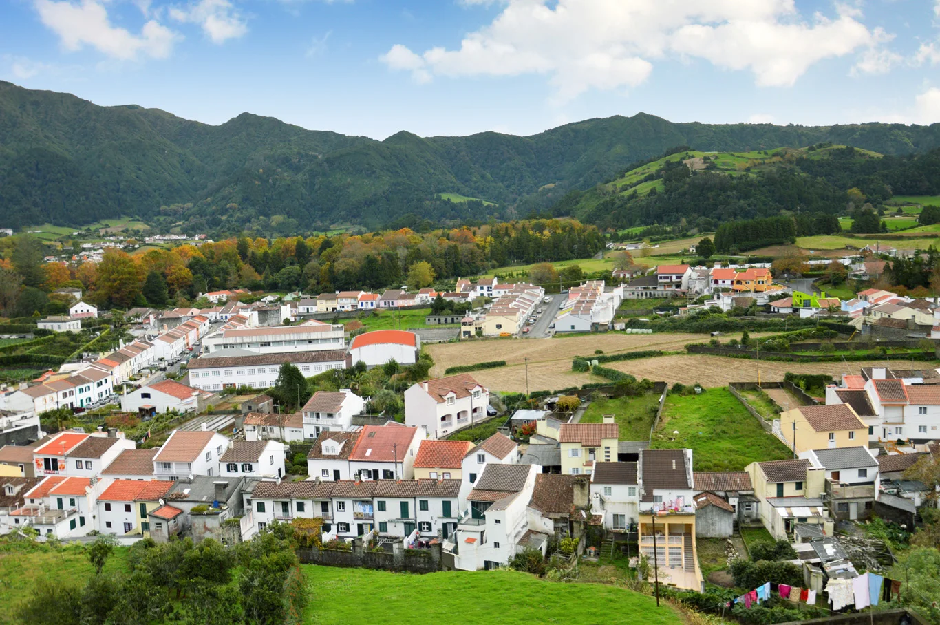 Furnas, Azores, Portugal - The Village, The Crater Lake and The Hot ...