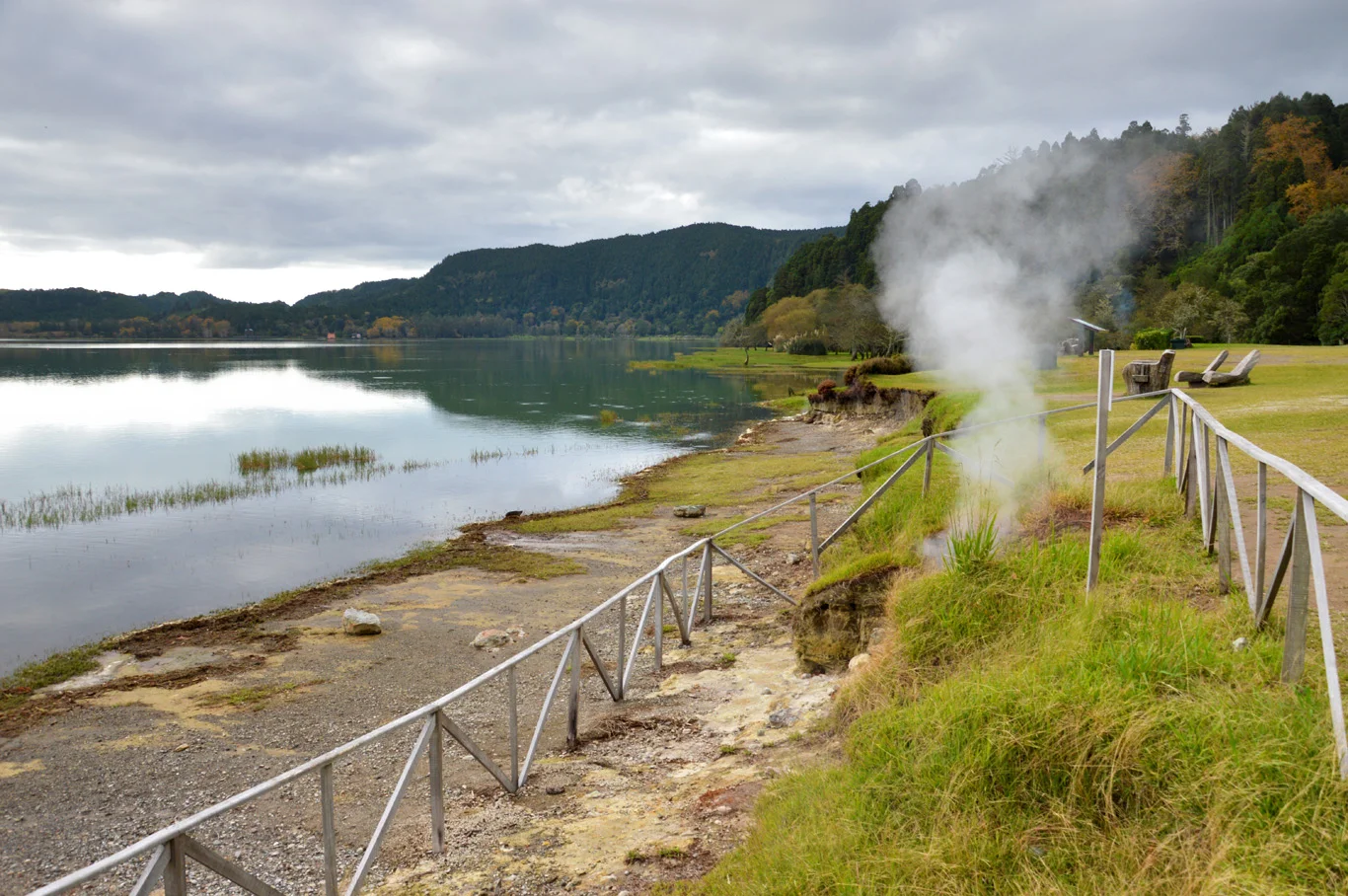 Furnas, Azores, Portugal - The Village, The Crater Lake and The Hot ...