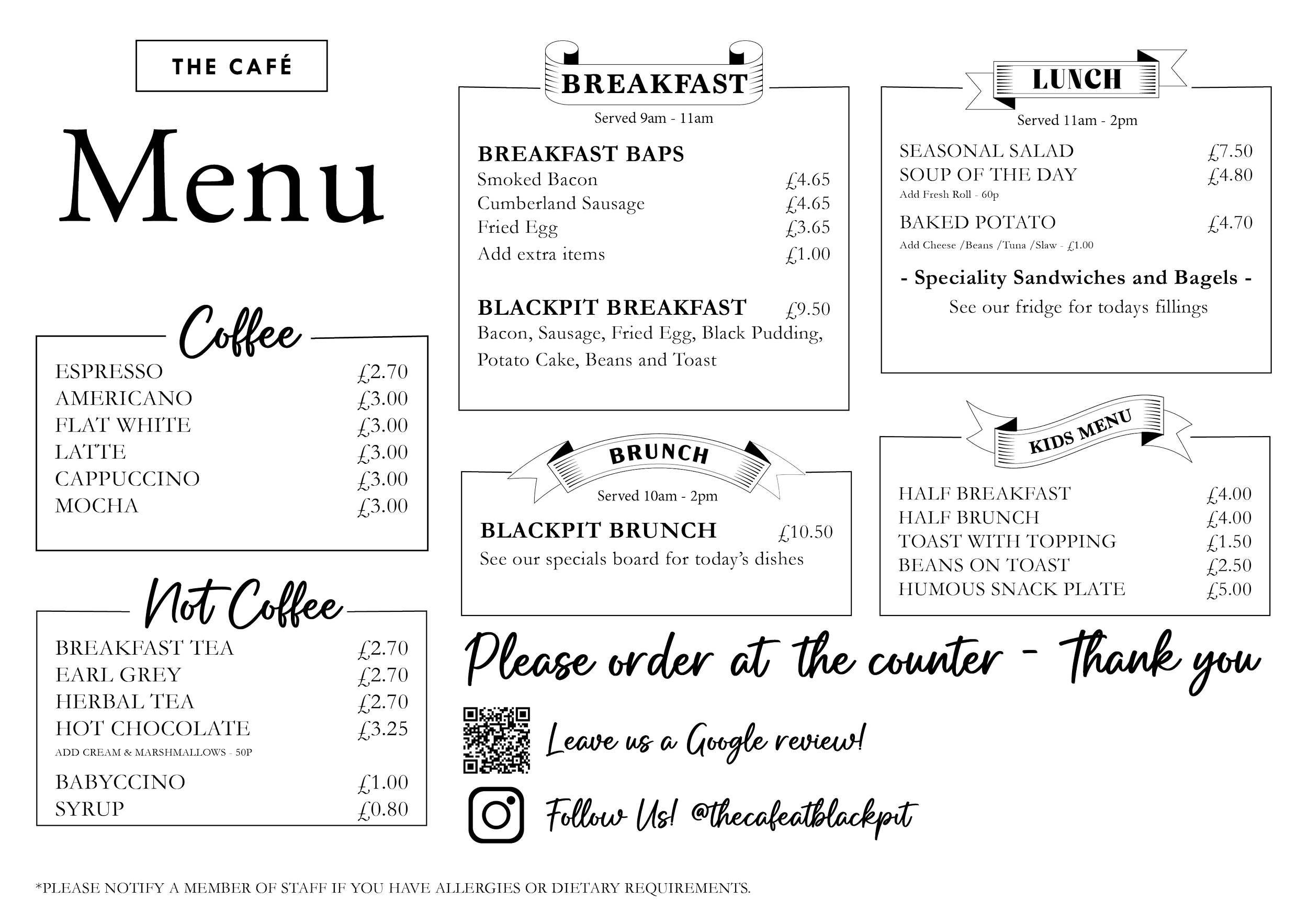 Café — Blackpit Brewery