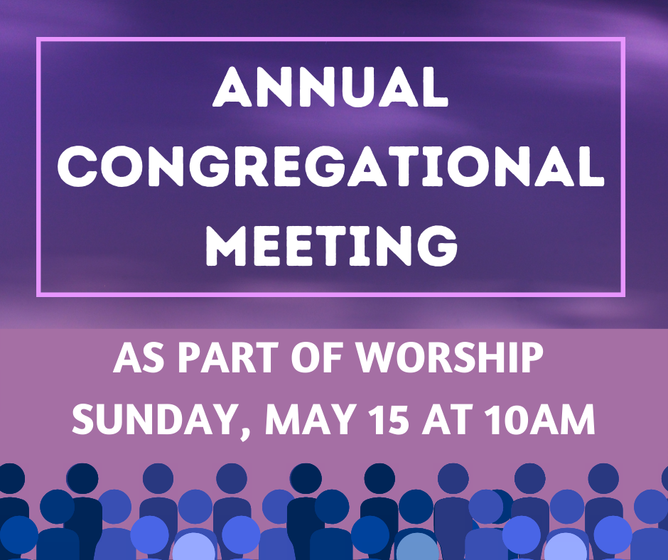 2022 Annual Congregational Meeting