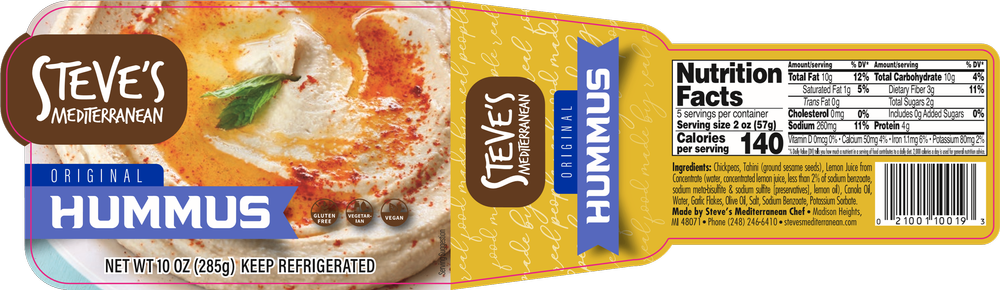 Original Hummus — Steve's Mediterranean