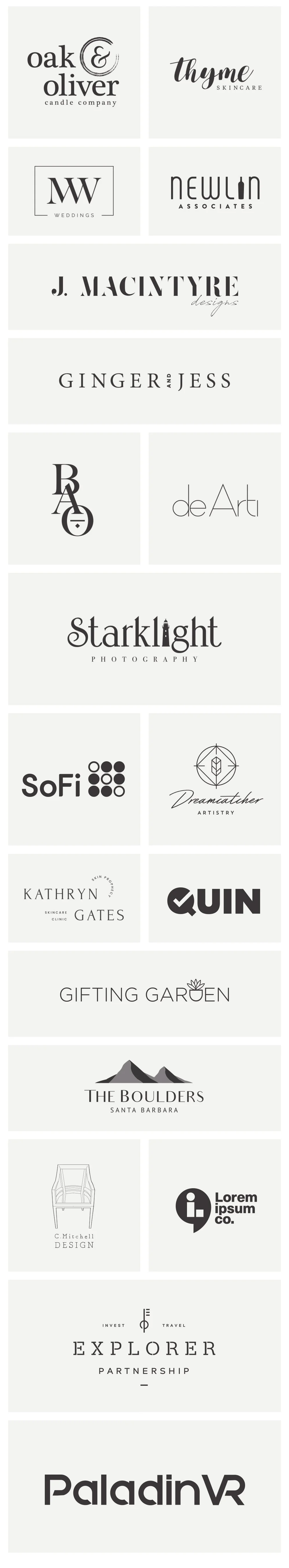 Logo Designs — Jenna Lynn Design