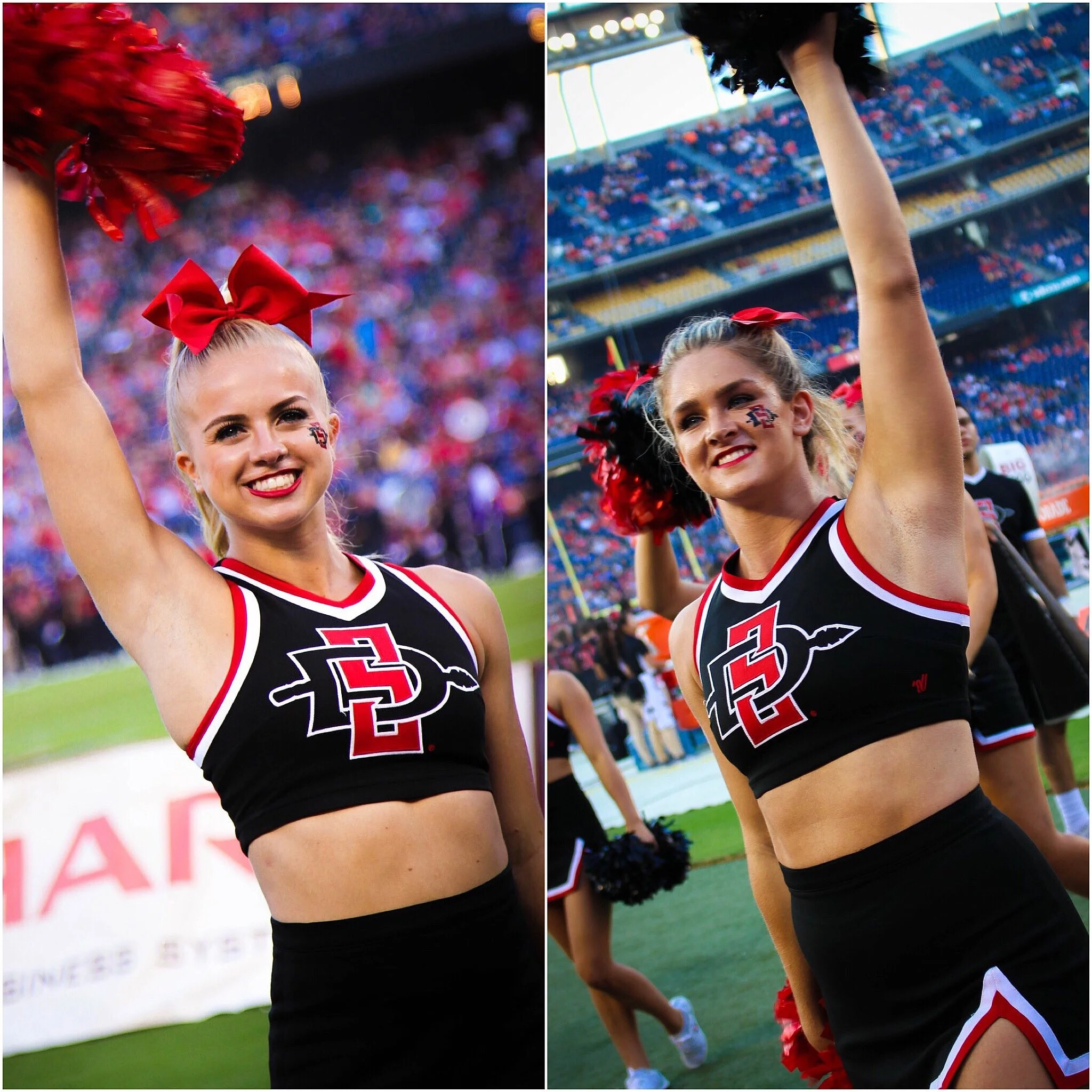 Cheerleaders of the Game - SDSU v. Sacramento State, Sept. 8th — San ...