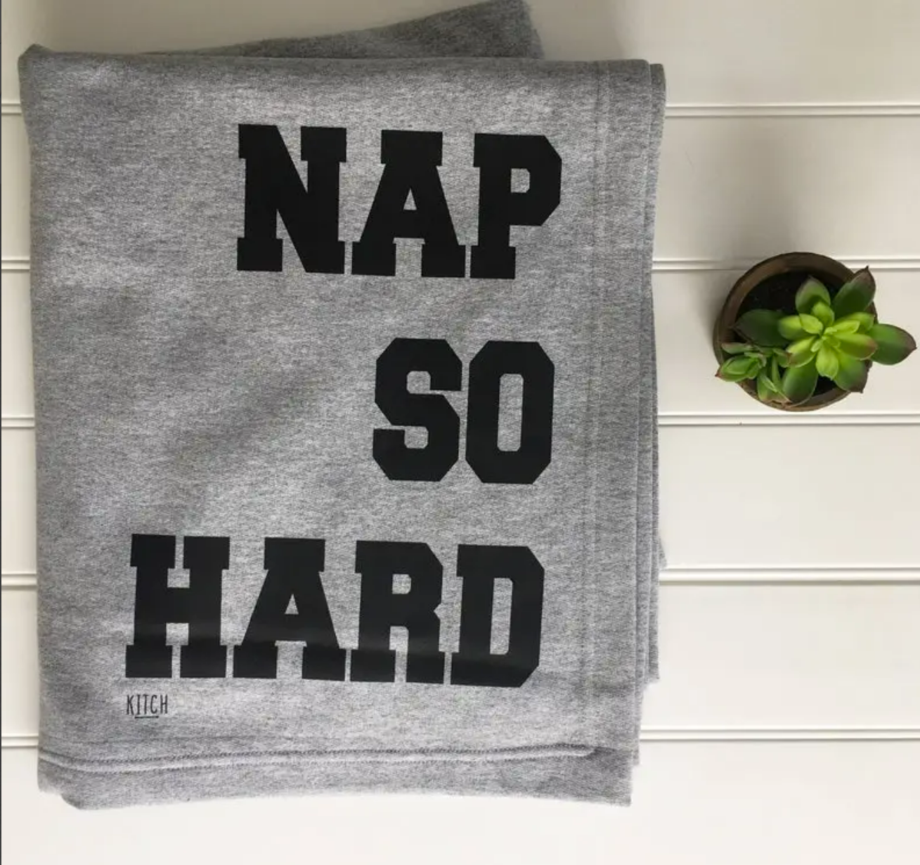 Nap So Hard Sweatshirt Blanket — John Osborn & Co.