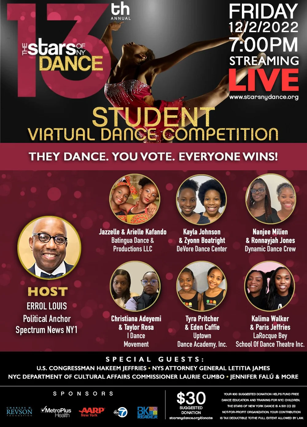 Student Virtual Dance Competition — The Stars of New York Dance