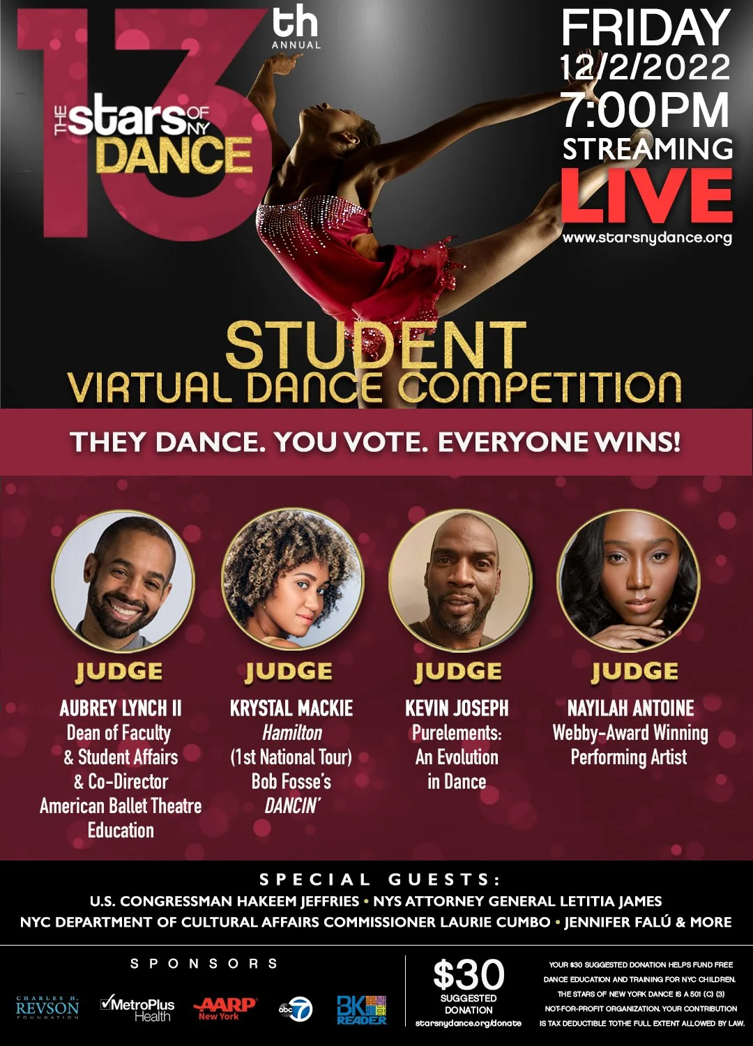 Student Virtual Dance Competition — The Stars of New York Dance