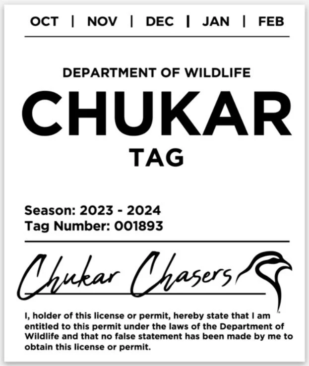 Chukar Chasers - Die Cut Decals — Chukar Chasers