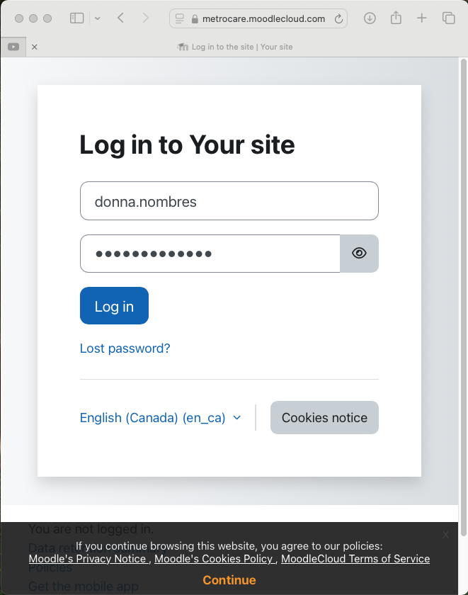 Moodle — Metrocare