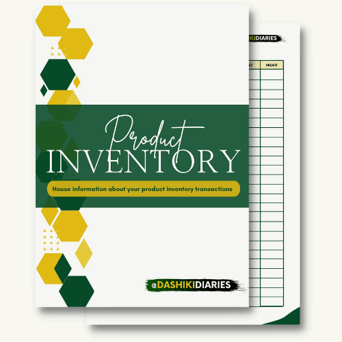 How to record your product inventory with template — Dashiki Diaries