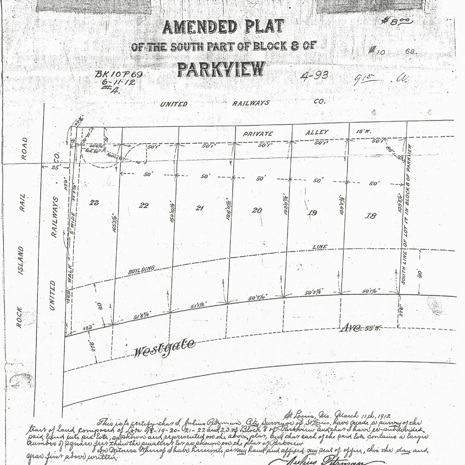 Plats, Surveys, Historic Maps — Parkview