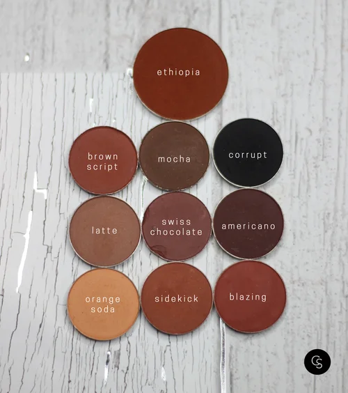 Mac Brown Script Swatch