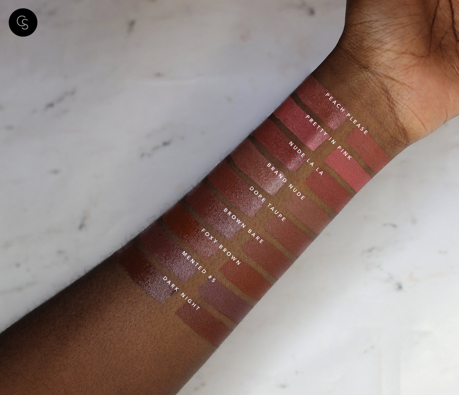 Nude Lipsticks - Mented Cosmetics — Cocoa Swatches