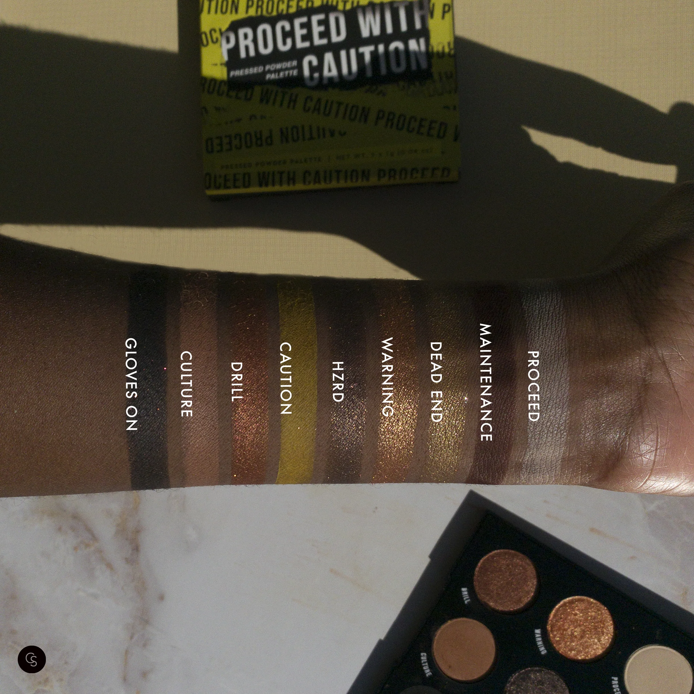 Proceed with Caution Palette - Makeup Shayla x Colourpop — Cocoa Swatches