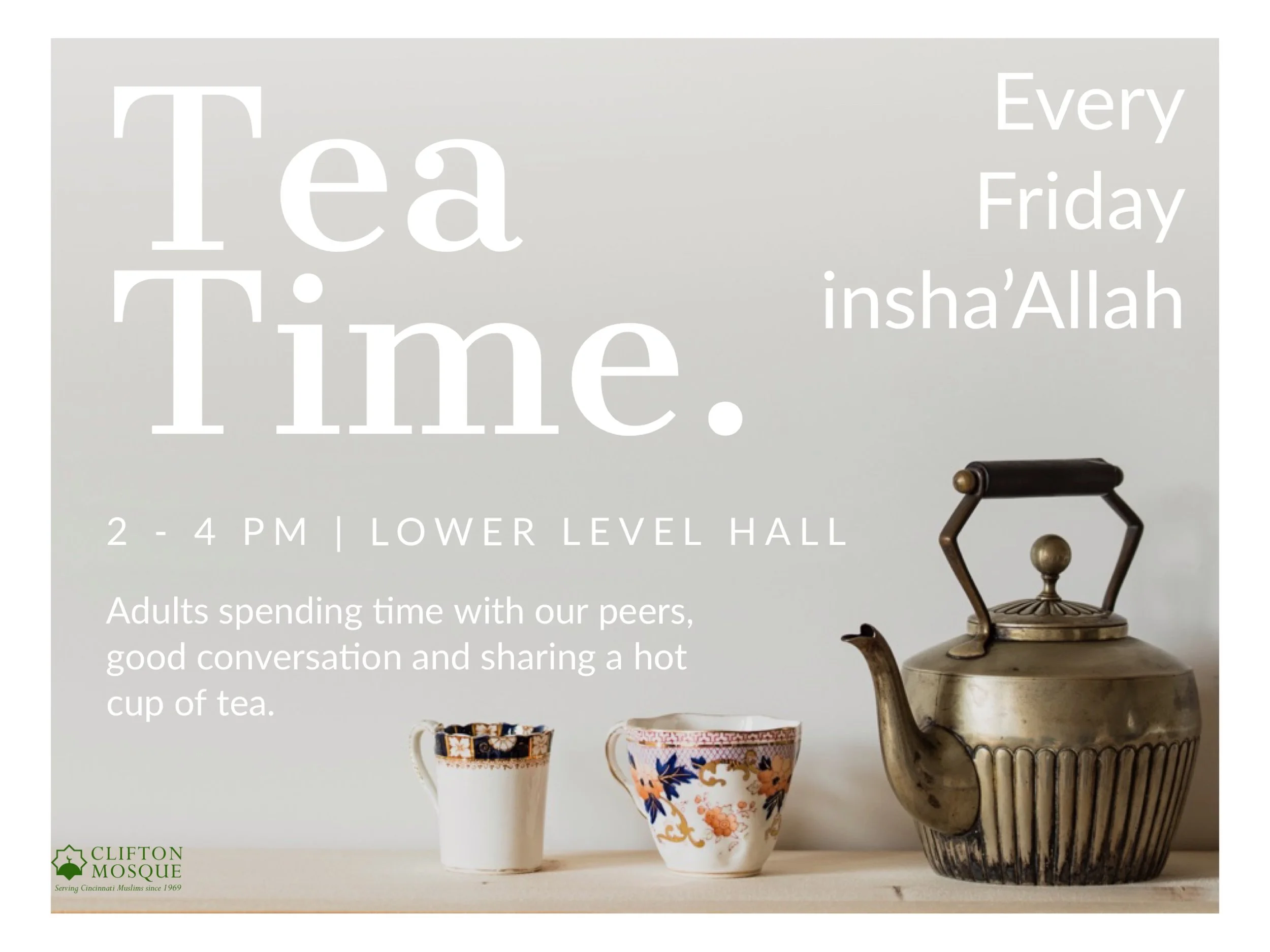 Gatherings — Clifton Mosque