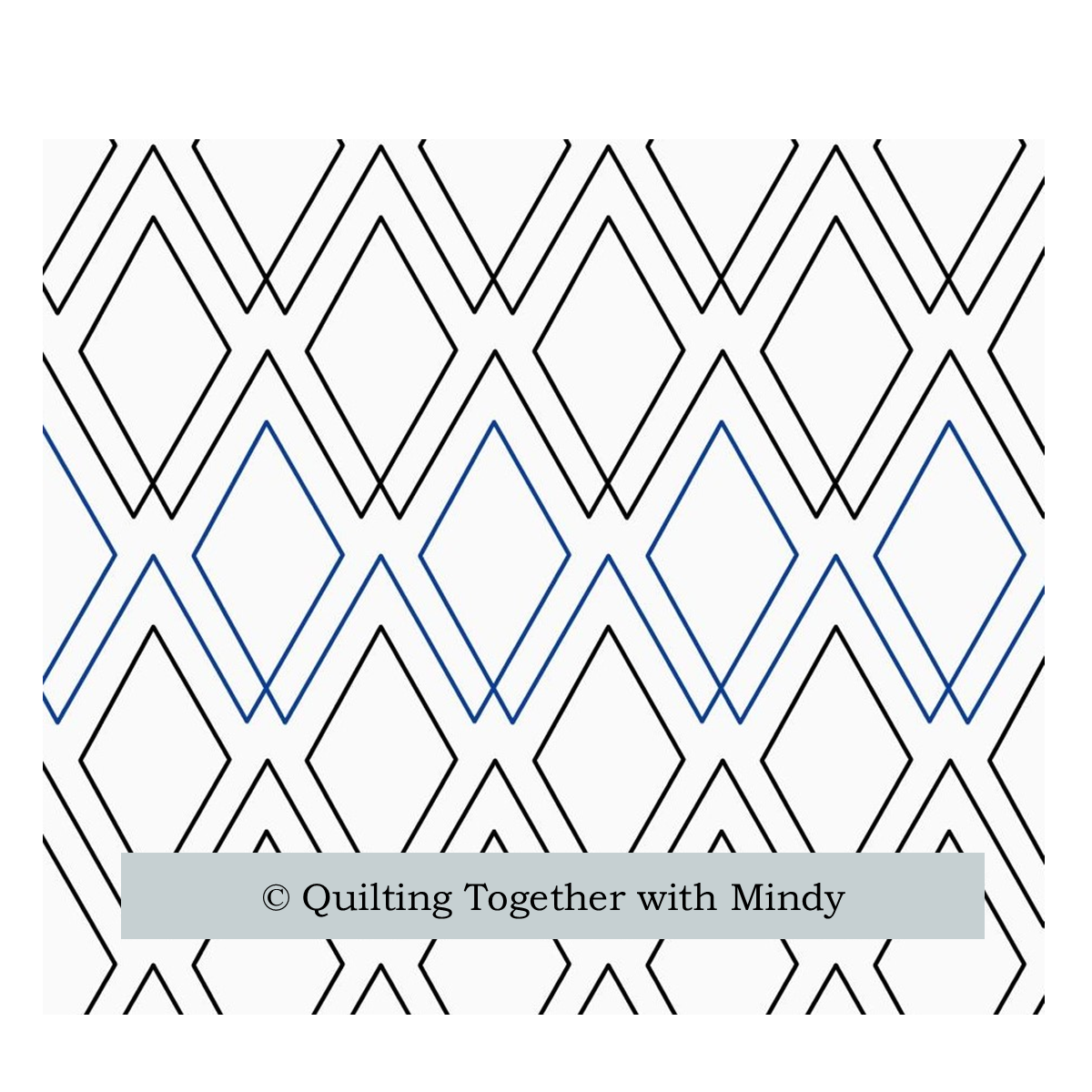 Diamond Sky Longarm Quilting Digital Design for Edge to Edge and ...