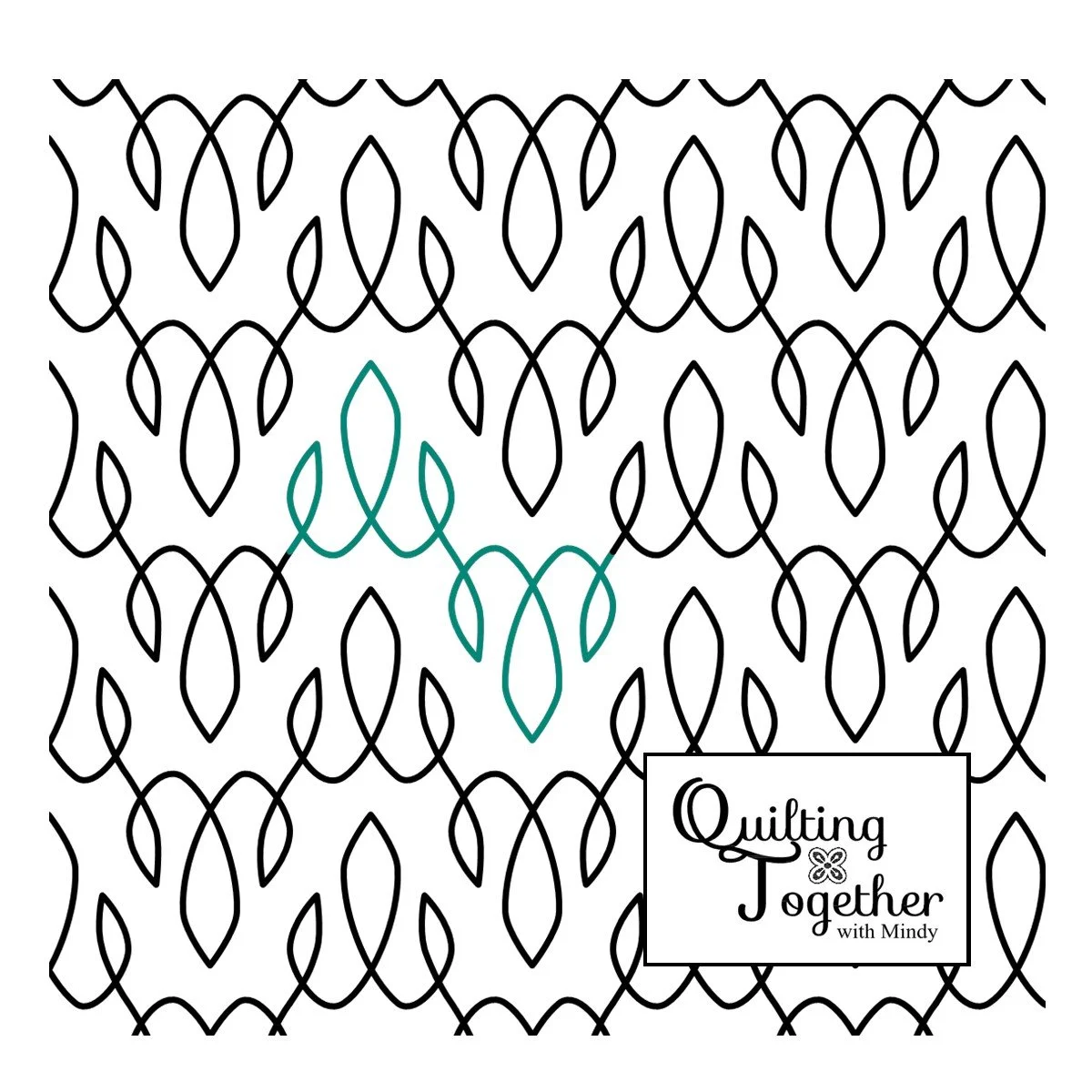 Urban Loops Panto Digital Design For Longarm Quilting Edge To Edge E2e Pantograph — Quilting