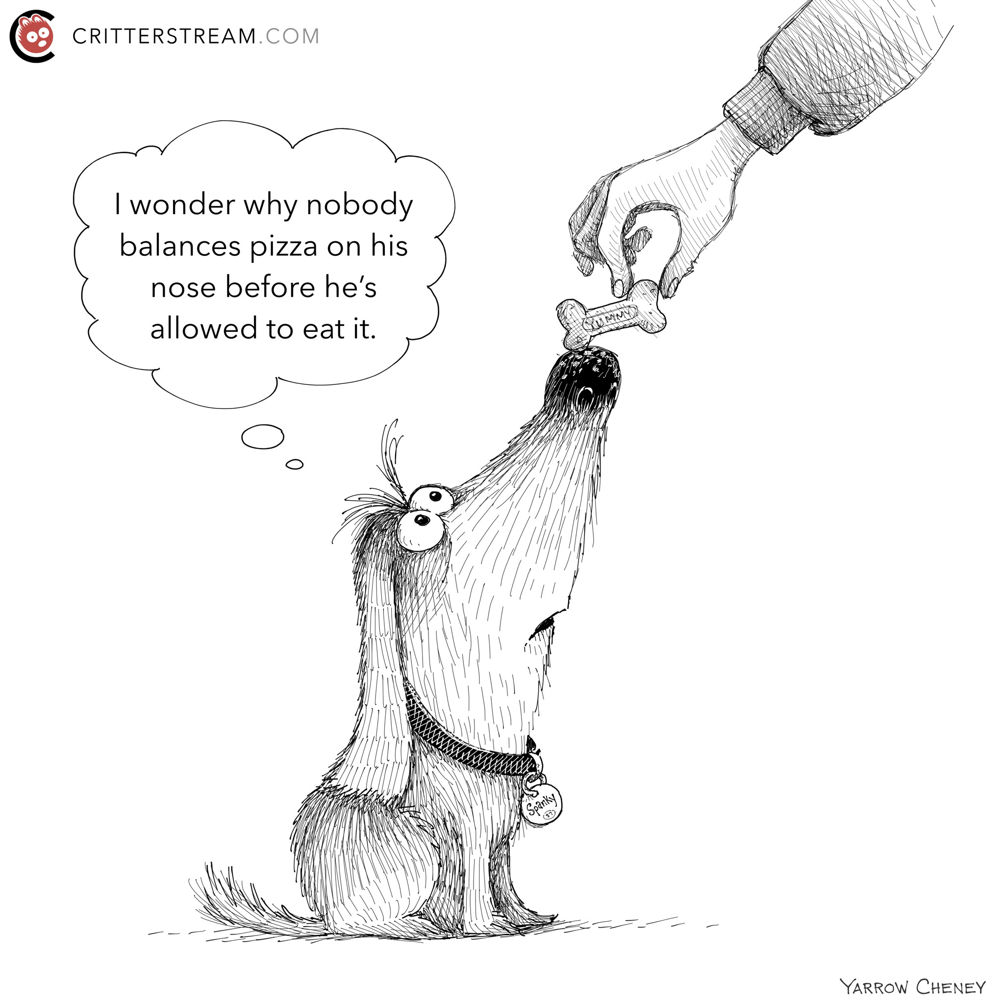 Nose food. — CritterStream