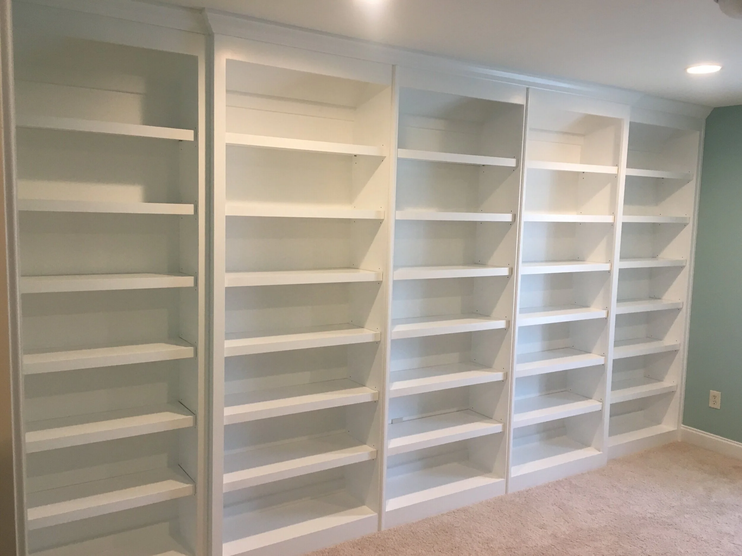 Custom Built-In Bookcases — Woodmaster Custom Cabinets