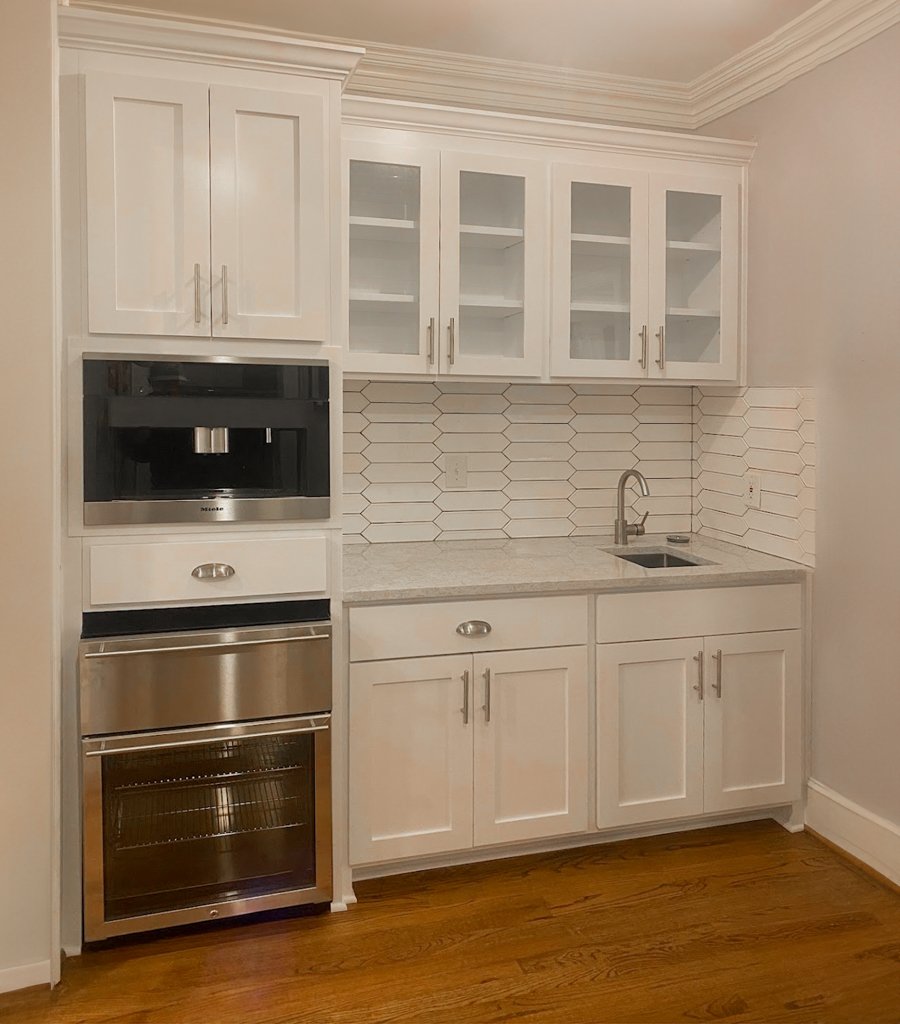 Custom Built-In Bar — Woodmaster Custom Cabinets