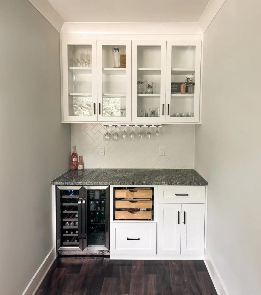 Custom Built-In Bar — Woodmaster Custom Cabinets