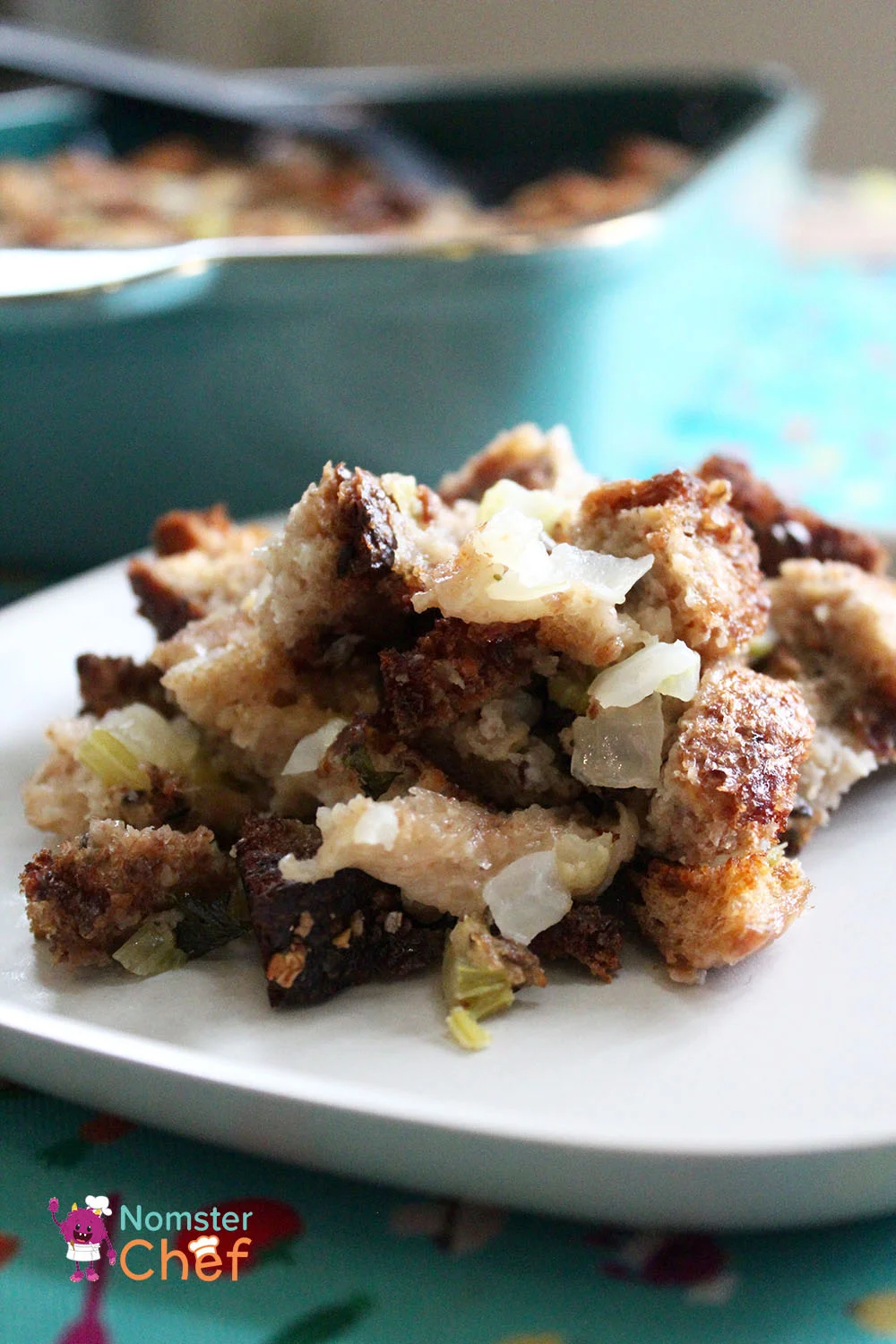 Nomster Chef | Holiday Recipes for Kids: Thanksgiving Stuffing | Fun ...