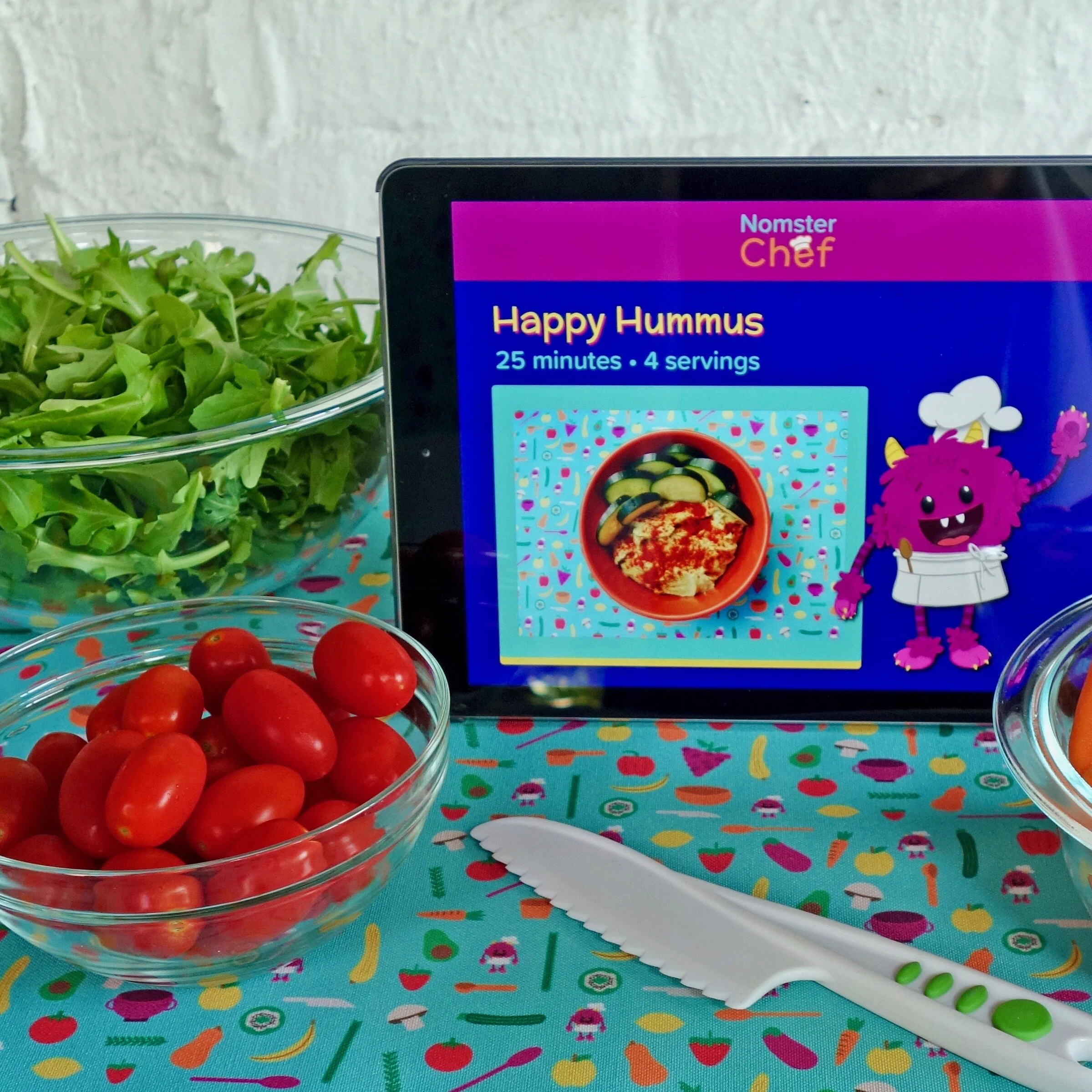 Nomster Chef | Happy Hummus | Fun food recipes for kids to make for ...
