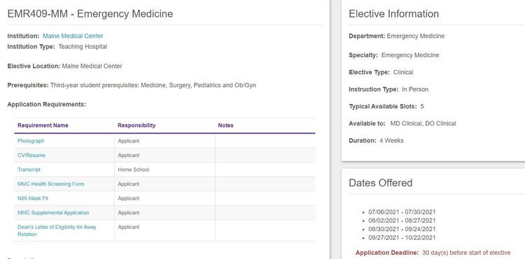 Med Student Rotation — MMC Emergency medicine
