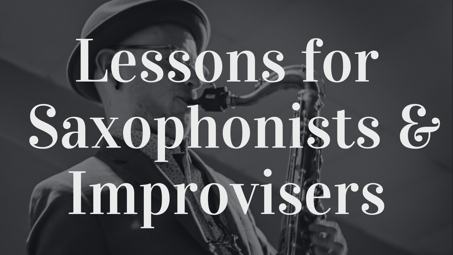 Derrick Michaels-Baltimore Saxophone Lessons