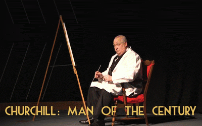 THEATRICAL — RANDY OTTO AS WINSTON CHURCHILL