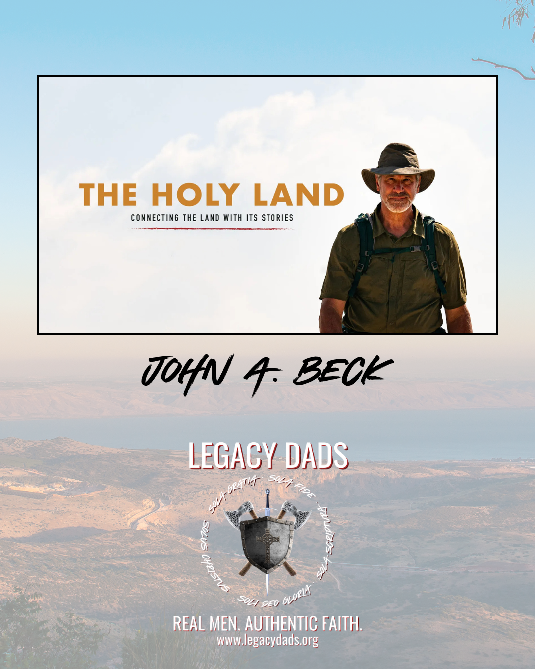 "Holy Land: Connecting the land with its stories" with John A. Beck ...