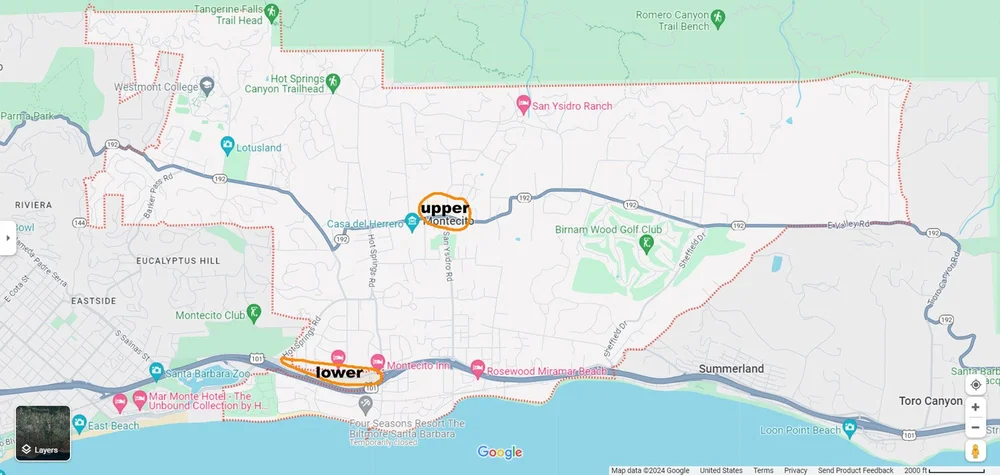 Montecito, California (Including a Map) | I’m attempting to adventure ...