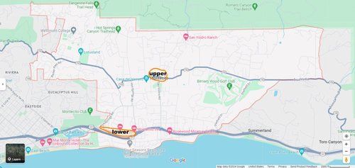 Montecito, California (Including a Map) | I’m attempting to adventure ...