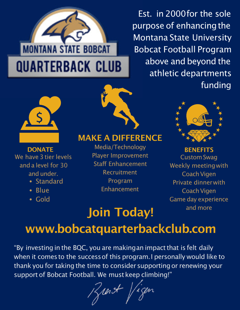 MSU Bobcats QB Club — Montana Football Hall of Fame