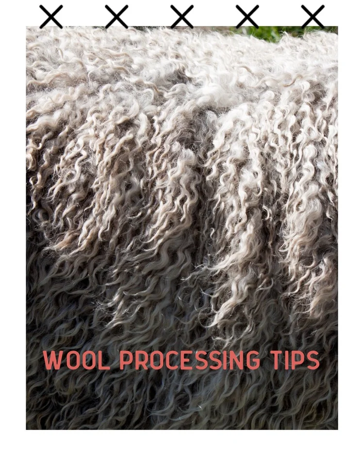 wool processing tips- washing raw wool- how to clean wool for spinning ...