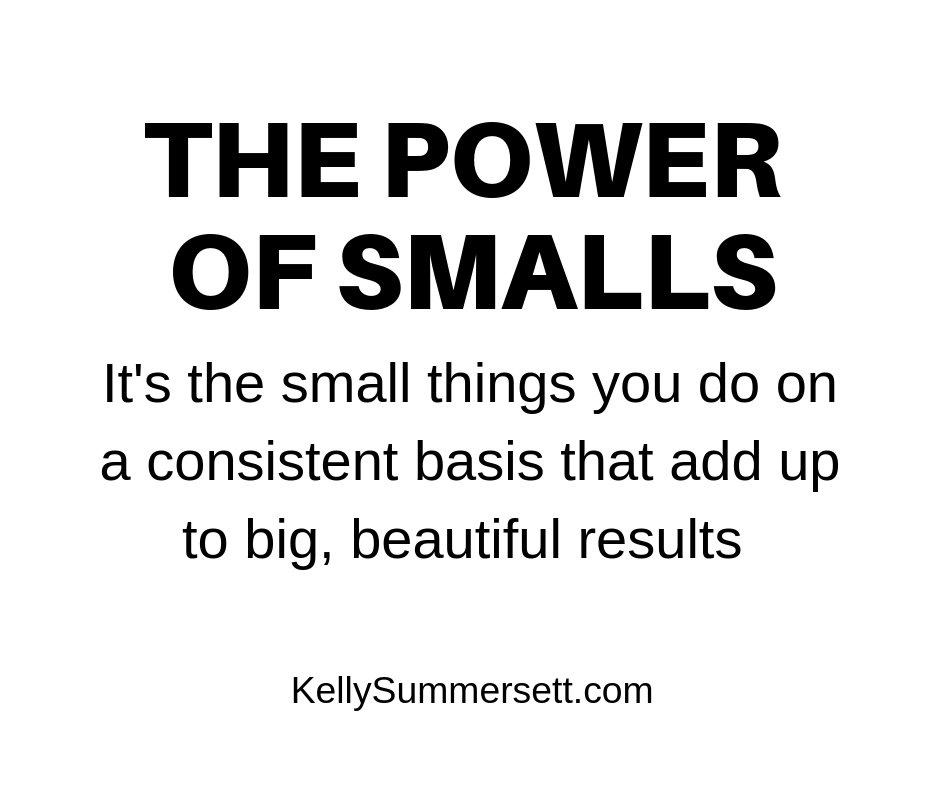 I’m doing this one small thing to get me un-funked. It works amazingly ...