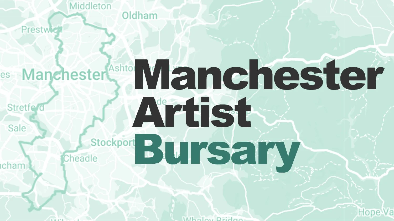 →MANCHESTER ARTIST BURSARY — SOMETHING TO AIM FOR