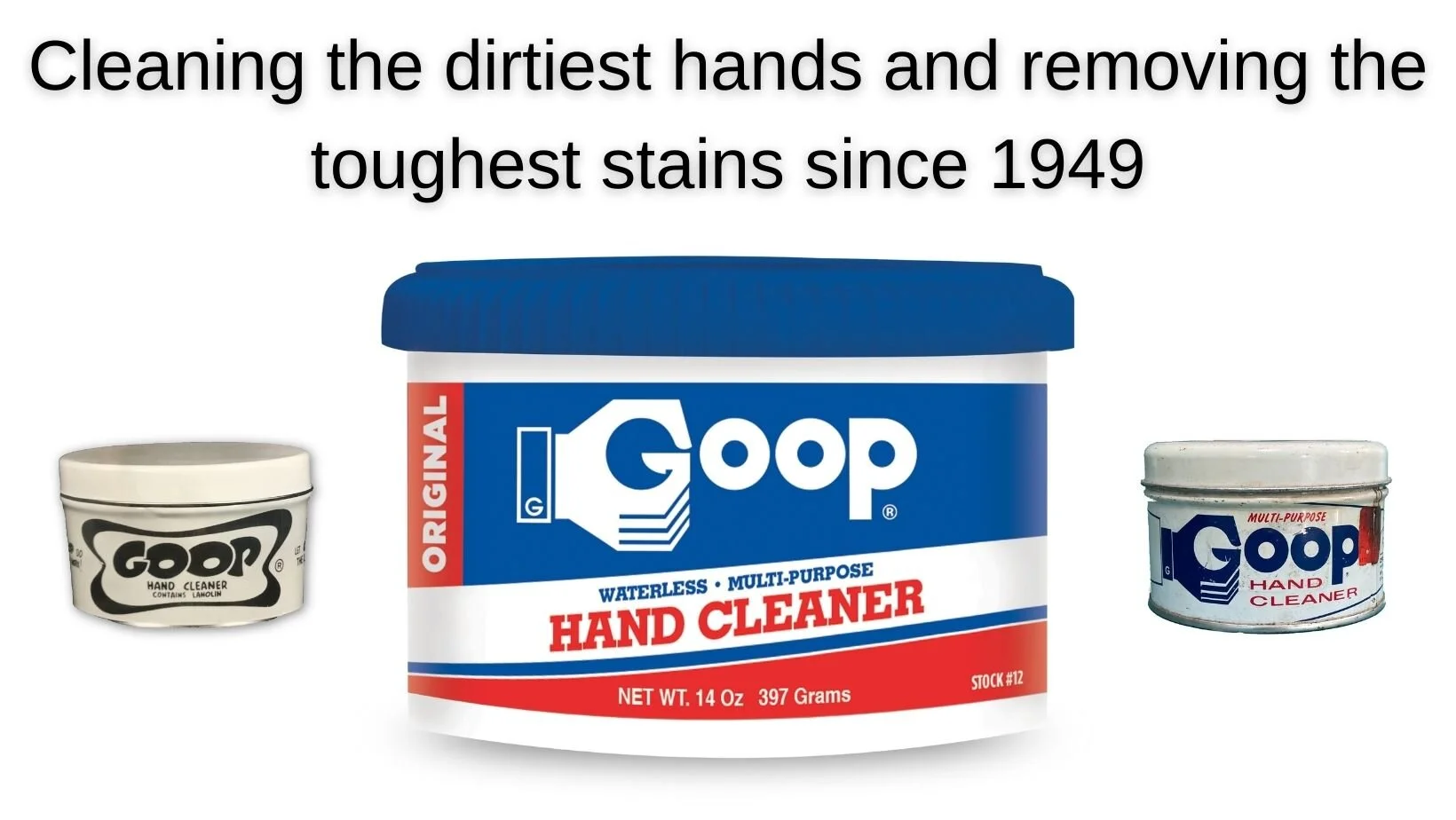 Goop Hand Cleaner and All Goop Cleaning Products