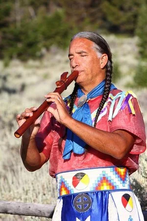 Native American Flute Player