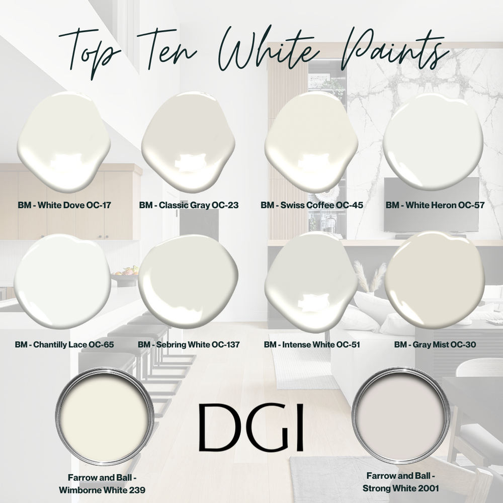 DGI Design x Build — Top Ten White Paints - REFRESH