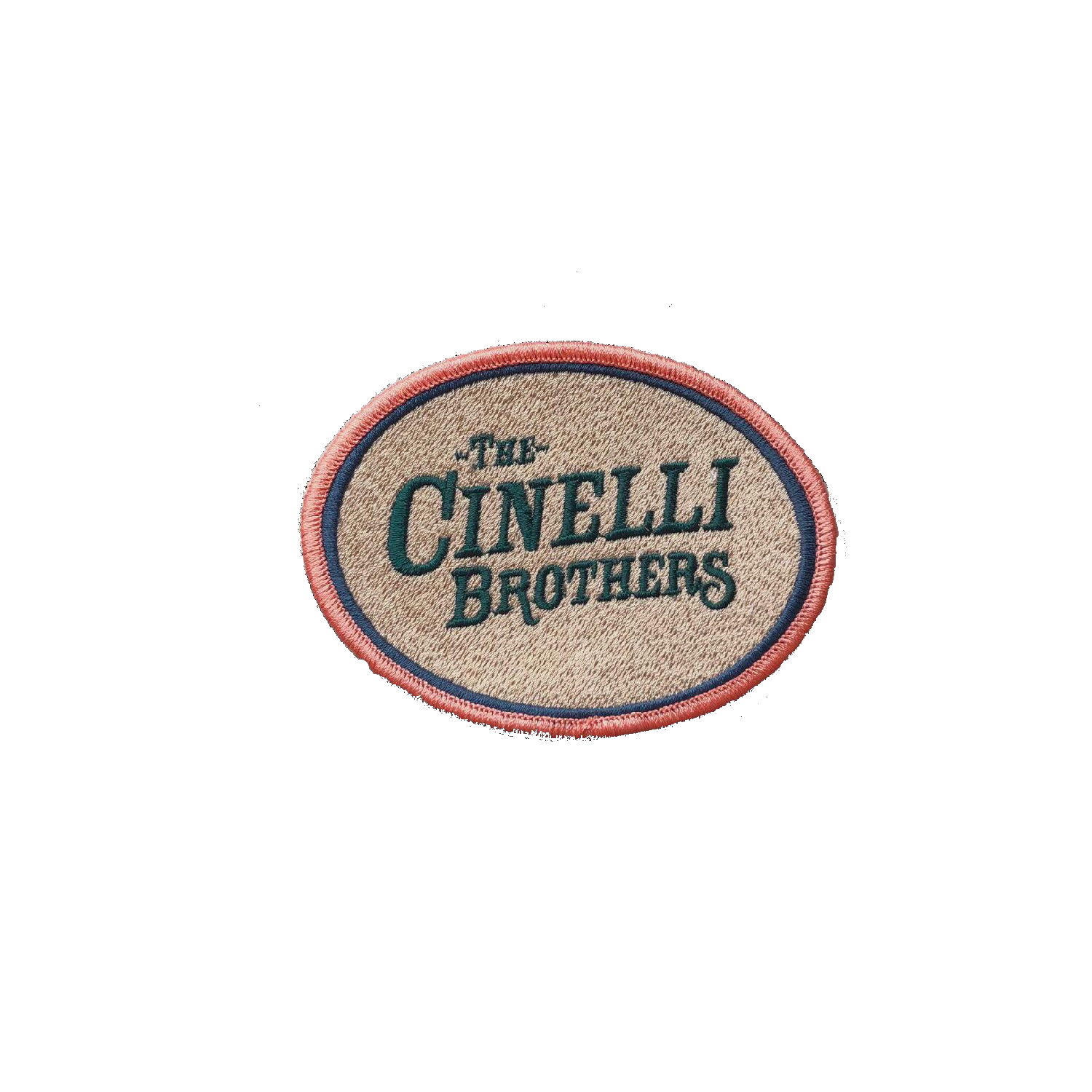 The Cinelli Brothers 57mm x 57mm Pin - Drums Head Logo