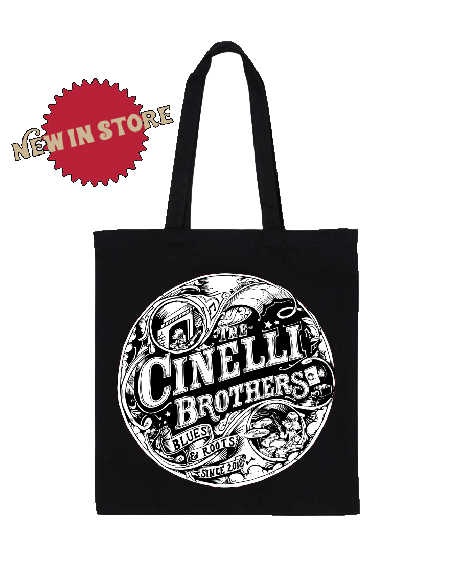 The Cinelli Brothers New Logo T-Shirt Gold on Black