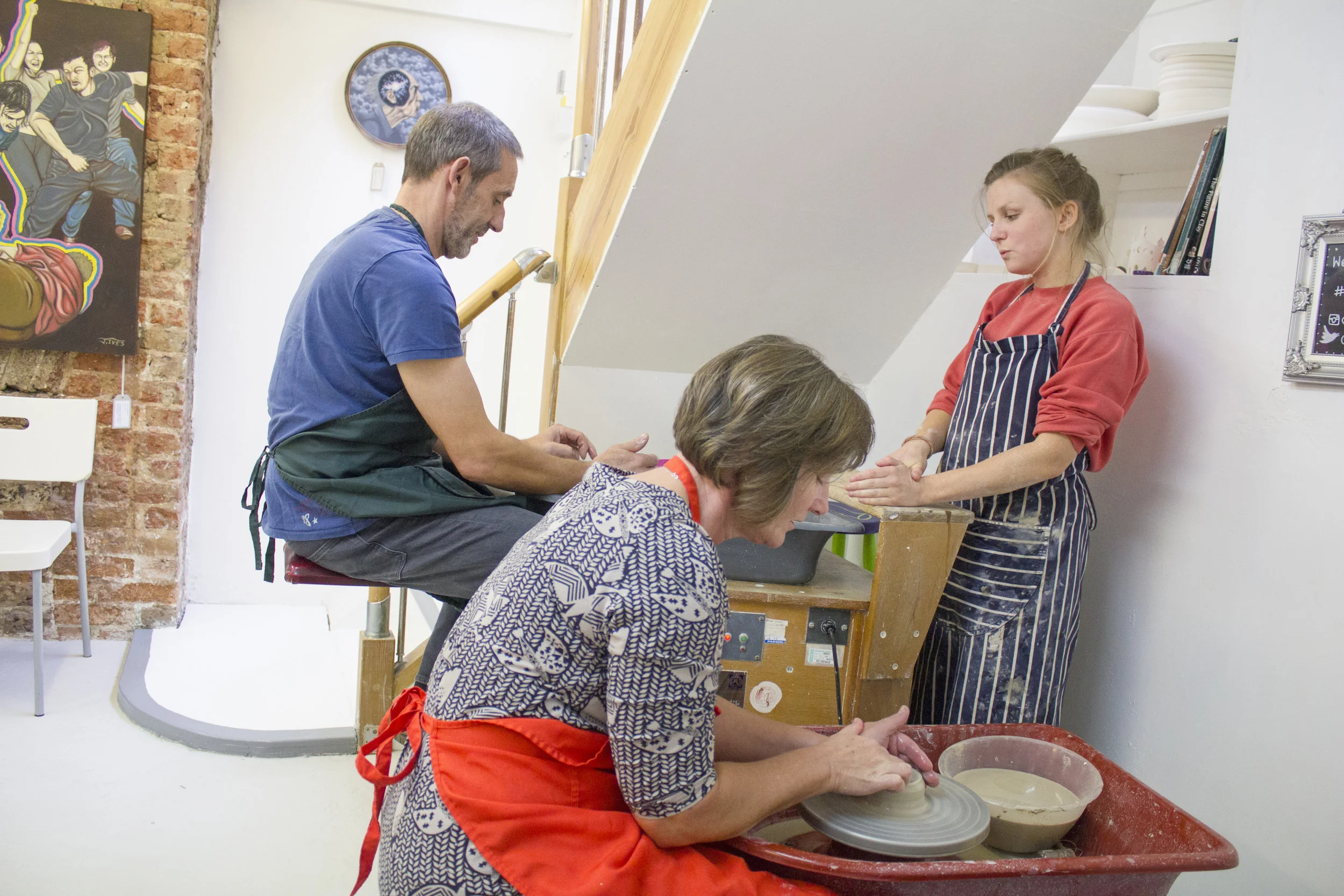 Taster Throwing — The Painting Pottery Cafe